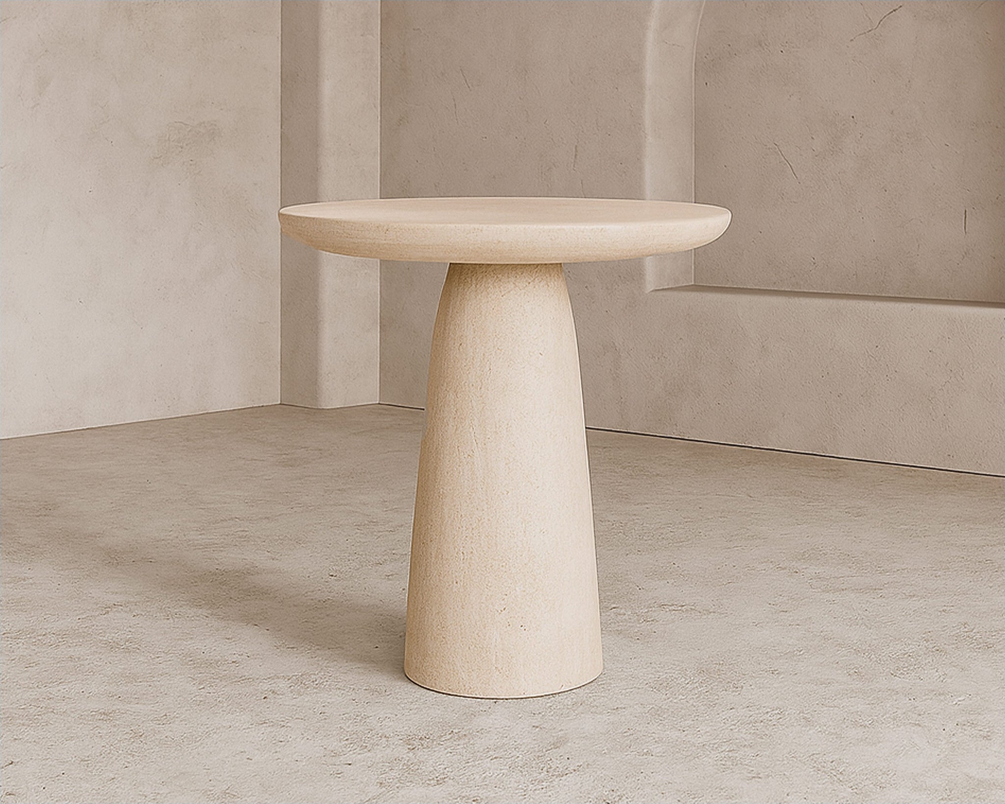 Porter Side Table - Ivory Stucco | Liang & Eimil