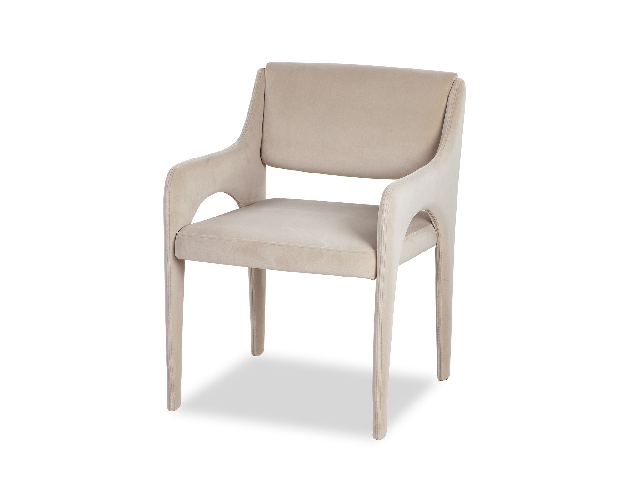 Godard Dining Chair - Kaster II Pebble Velvet| Liang & Eimil